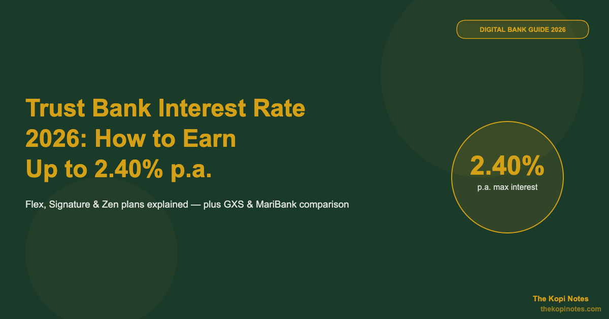 Trust Bank Interest Rate 2026: How to Earn Up to 2.40% p.a. - The Kopi ...